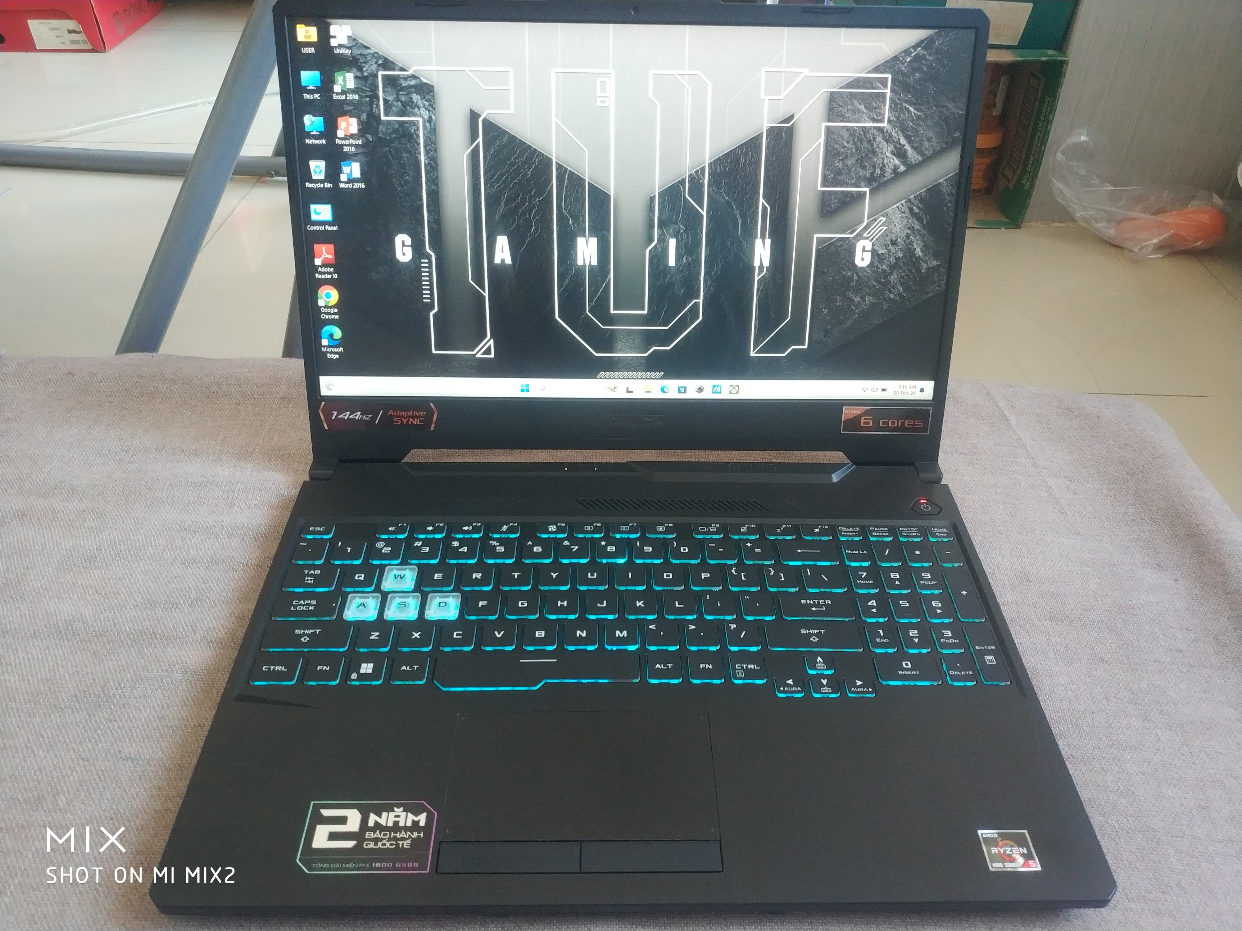 Asus TUF gaming A15 FA506ICB: Ryzen 5 4600H/16G/512G SSD/15.6in fullHD IPS 144Hz/VGA 4G RTX3050 ...