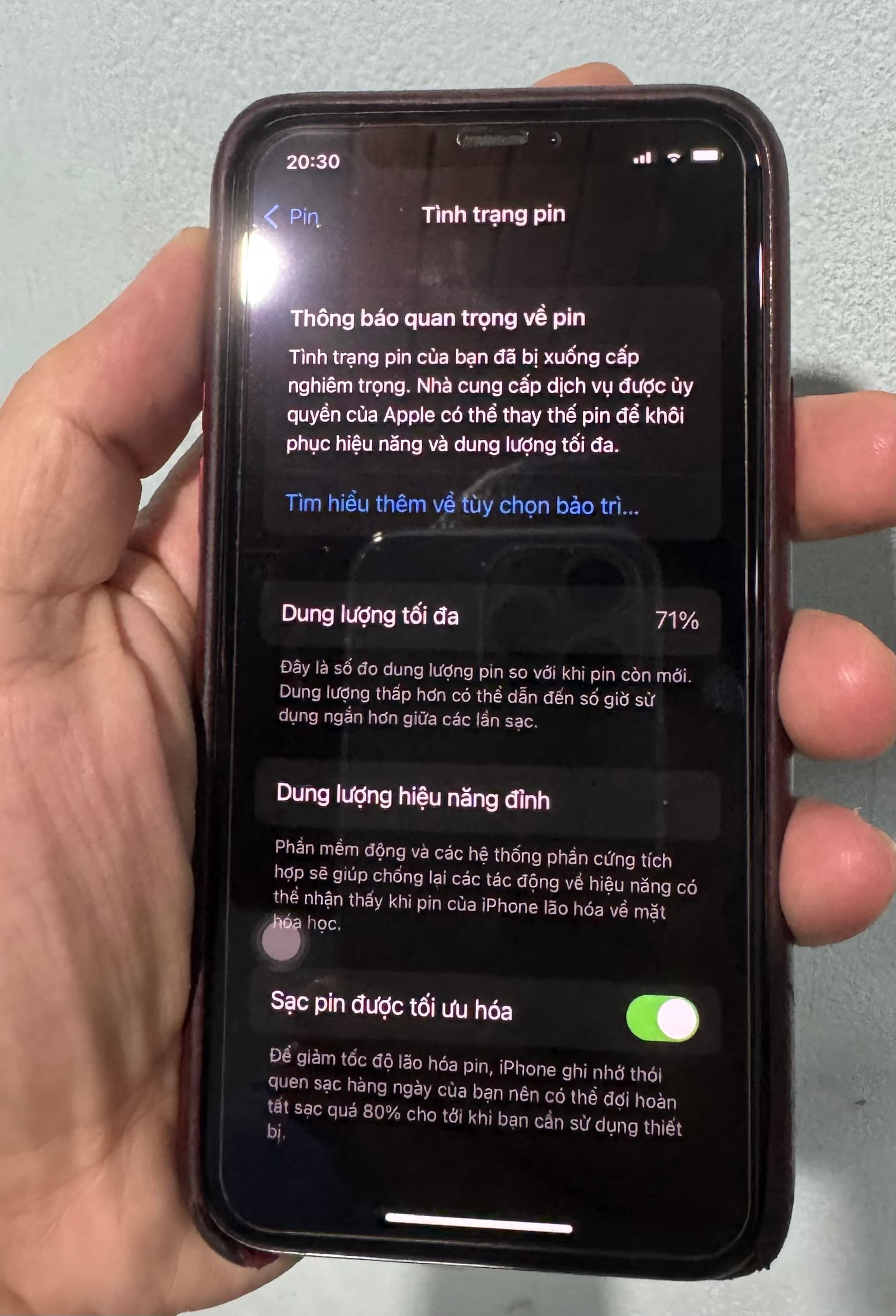 Bán iphone 11pro 64G silver hàng FPT iOS 15.6.1 - HÀNG CÔNG NGHỆ - HHVN.NET