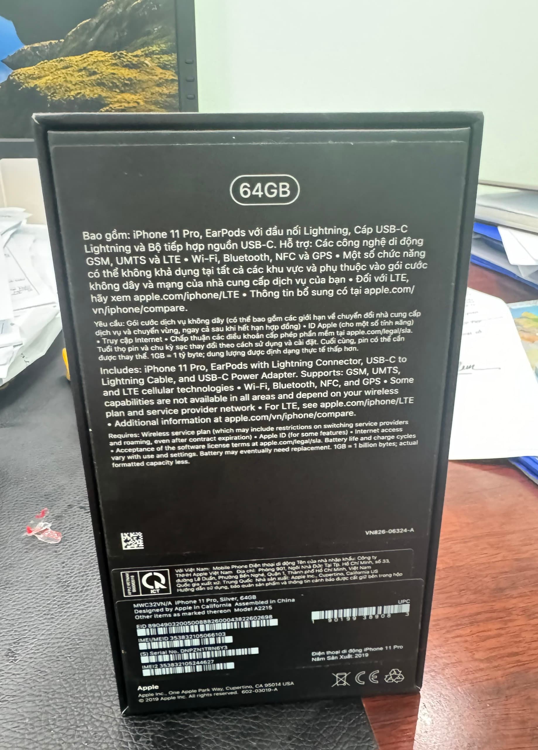 Bán iphone 11pro 64G silver hàng FPT iOS 15.6.1 - HÀNG CÔNG NGHỆ - HHVN.NET